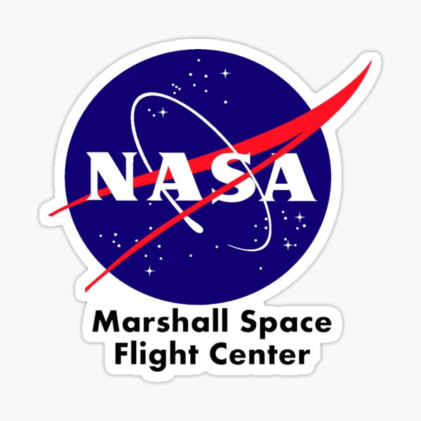 "George C. Marshall Space Flight Center (MSFC) Logo" Sticker for Sale ...
