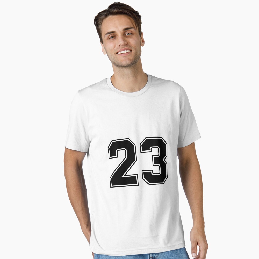 "23 American Football Classic Vintage Sport Jersey Number in black ...