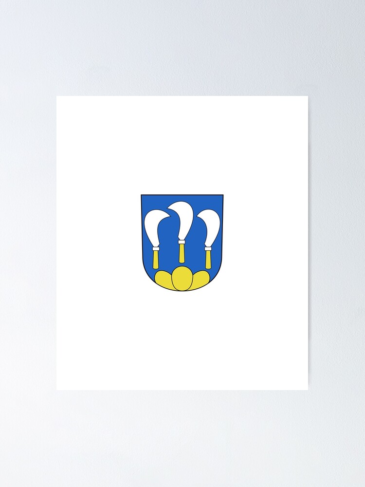 Póster «Escudo de armas municipal de Flurlingen» de game2genesis ...