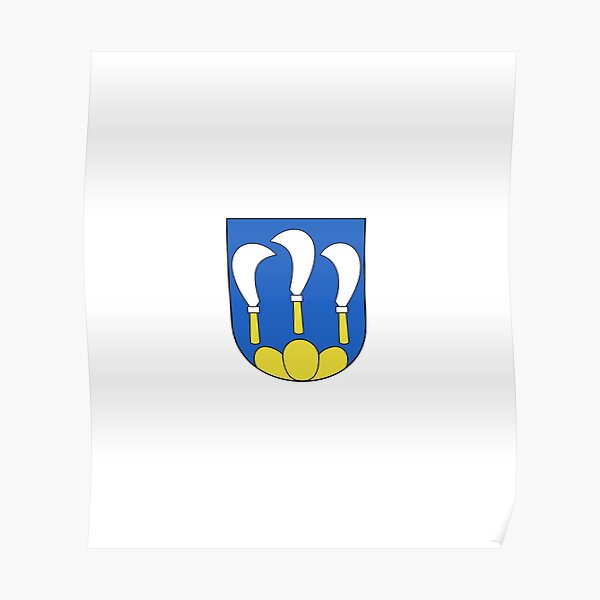 Póster «Escudo de armas municipal de Flurlingen» de game2genesis ...
