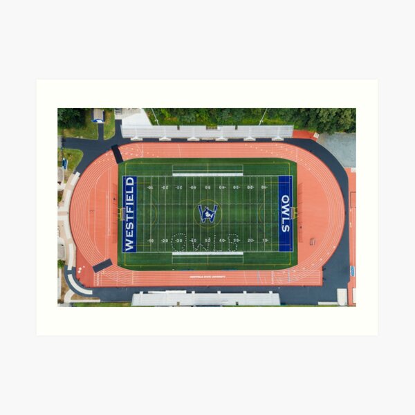 "Westfield State University Owls WSU Aerial Photograph" Art Print for ...