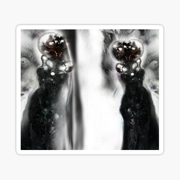 "Mercenary gaze" Sticker by grantwilson | Redbubble