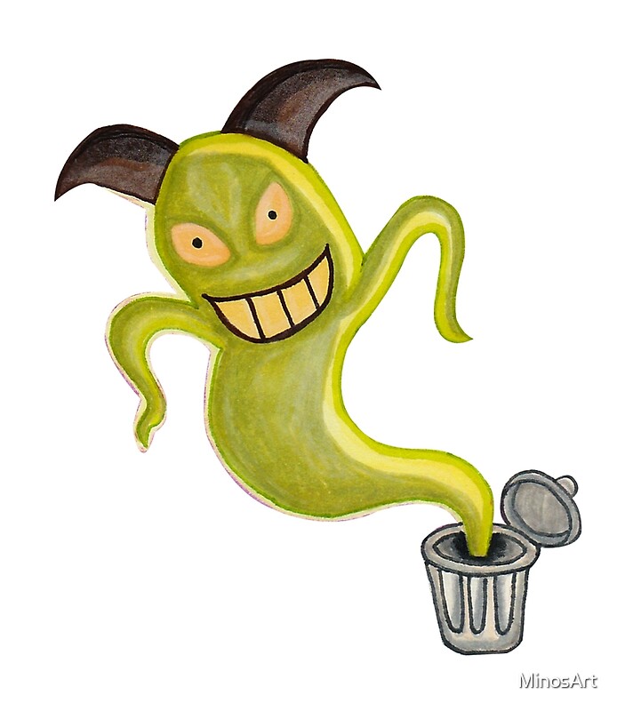 "Stink Ghost" by MinosArt | Redbubble