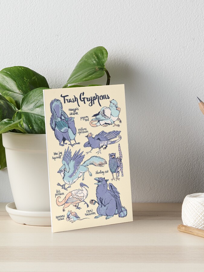 "Trash Gryphons: Collection" Art Board Print for Sale by Mel Tillery ...