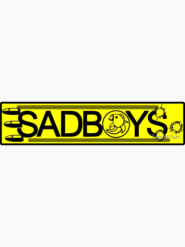 "Sad Fish Boys" Sticker for Sale by TrashAYart | Redbubble