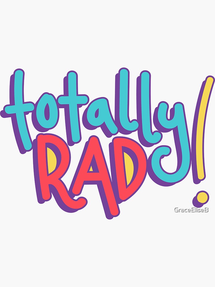 Clipart Totally Rad