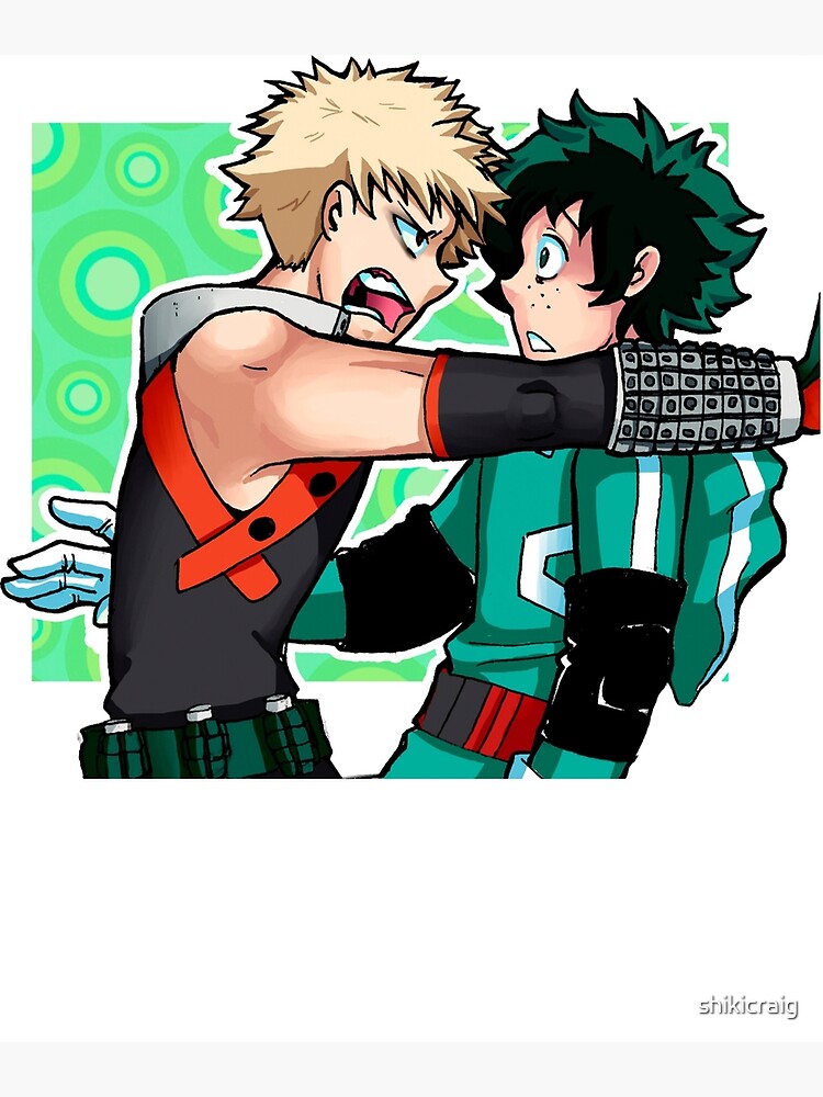 "Bakugo x Deku -BNHA" Art Print by shikicraig | Redbubble
