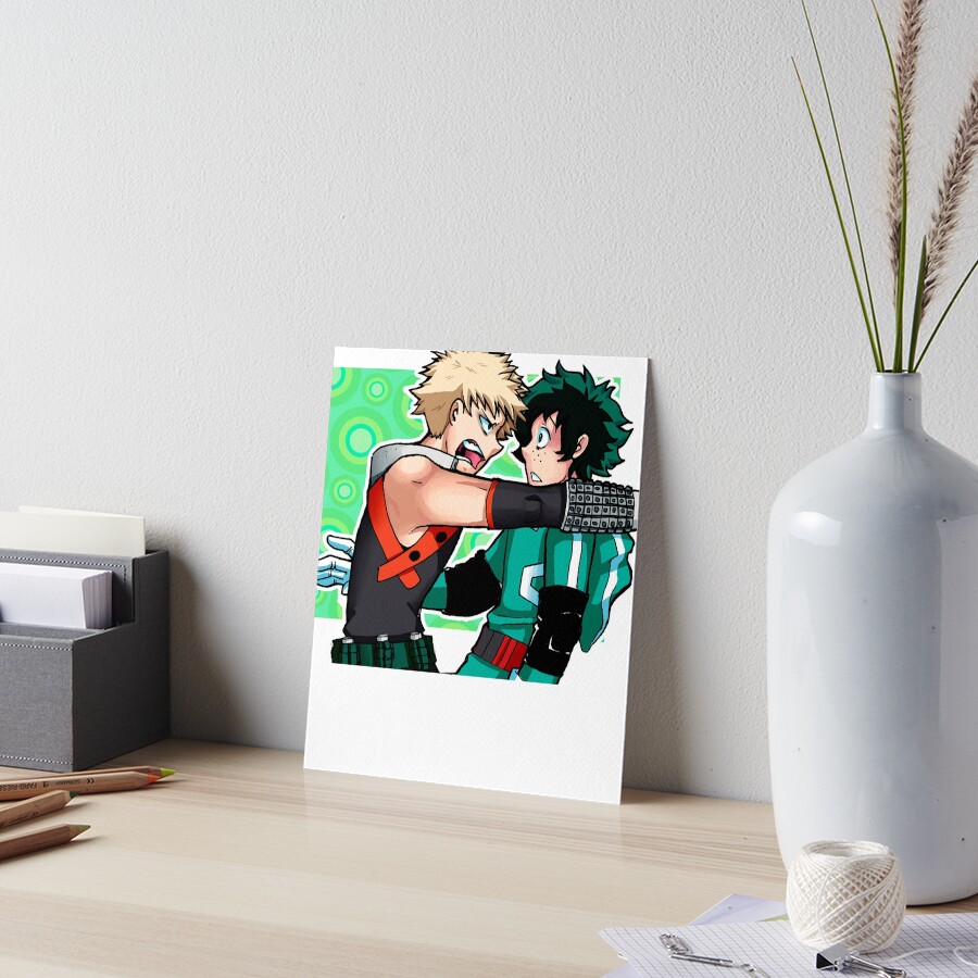 "Bakugo x Deku -BNHA" Art Board Print by shikicraig | Redbubble
