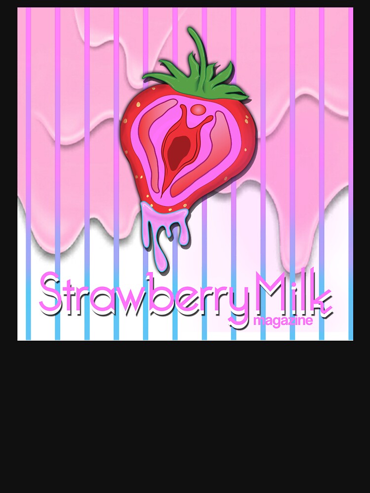 "Strawberry Milk Magazine Logo-Erdbeere" T-Shirt von Aspektphoto ...
