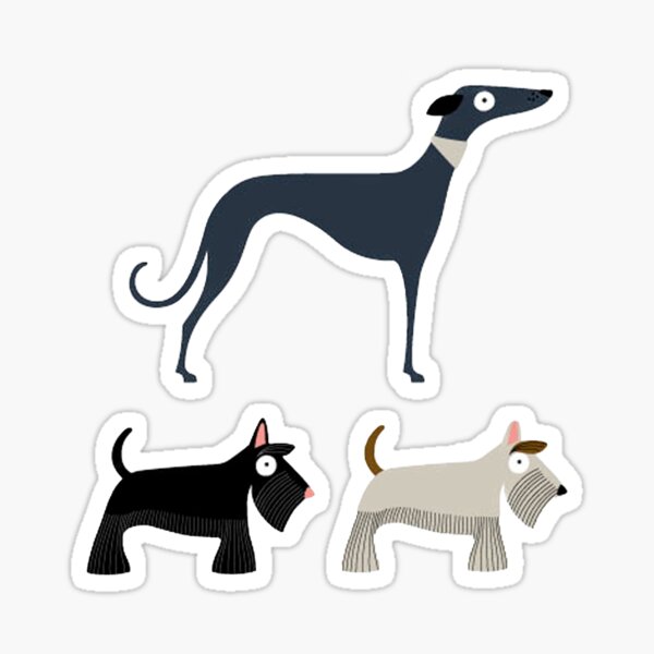 "Confused dogs" Sticker by martinzivkovic | Redbubble