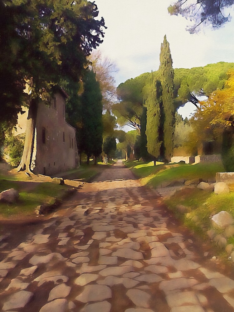 "Rome, Appian Way" Poster by ErianAndre | Redbubble