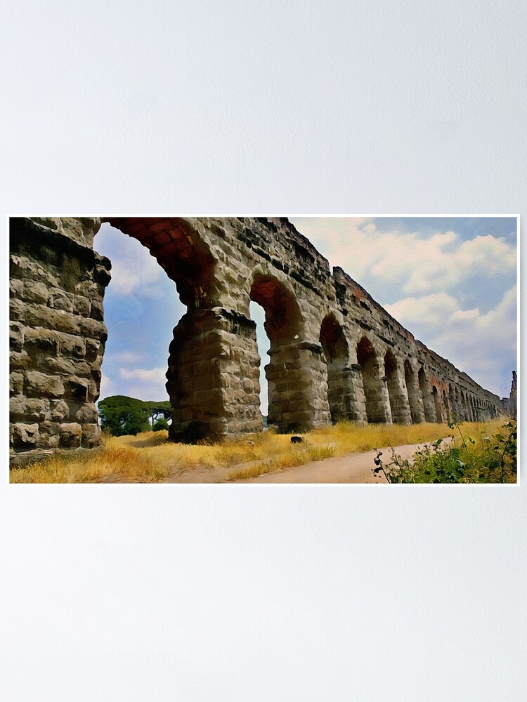 "Rome, Appian Way" Poster by ErianAndre | Redbubble