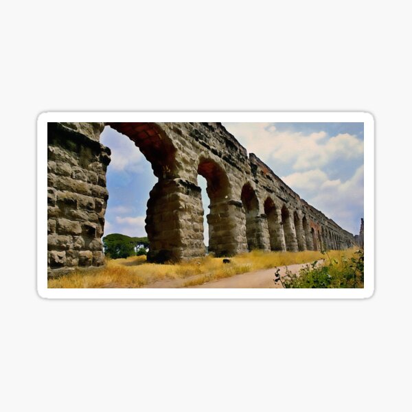 "Rome, Appian Way" Sticker for Sale by ErianAndre | Redbubble
