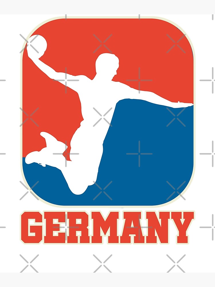 "Retro Handball Germany Shirt für Handballer und Handball Fans" Poster ...