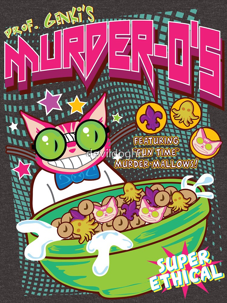 "Prof. Genkis Murder-O's" T-Shirt von devildoghd | Redbubble