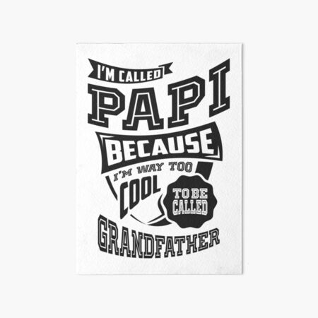 "Too Cool for Papi " Art Board Print for Sale by RafaelLopezz | Redbubble