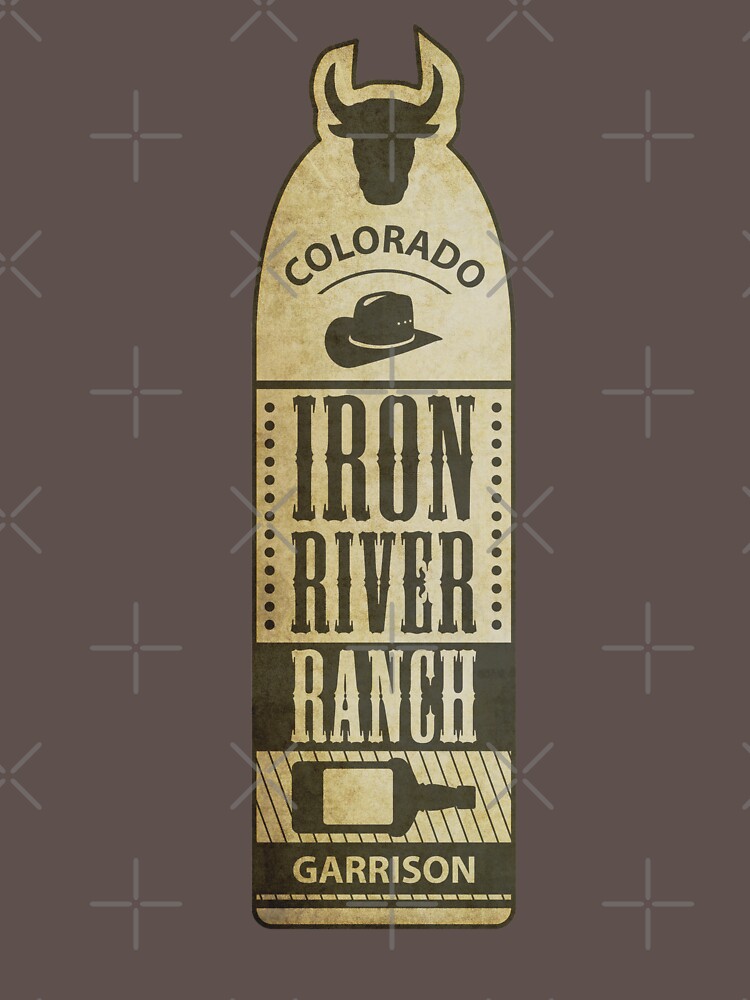 "Iron River Ranch" T-shirt for Sale by mctees | Redbubble | colt t ...