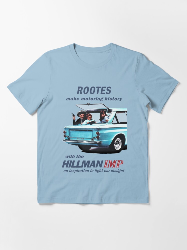 "HILLMAN IMP" T-shirt for Sale by ThrowbackMotors | Redbubble | hillman ...