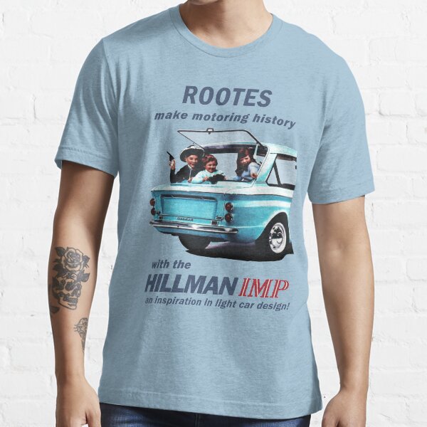 "HILLMAN IMP" T-shirt for Sale by ThrowbackMotors | Redbubble | hillman ...