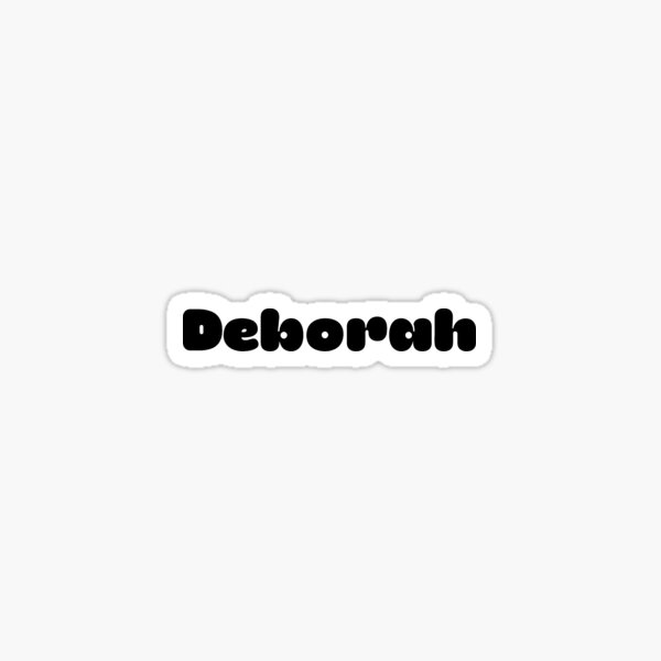 "Deborah" Sticker for Sale by Shalomjoy | Redbubble