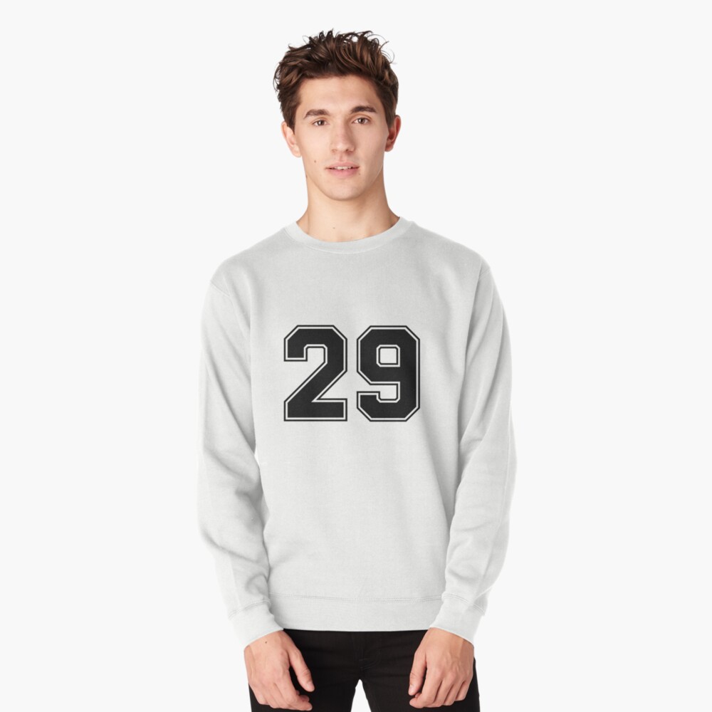 "29 American Football Classic Vintage Sport Jersey Number in black ...
