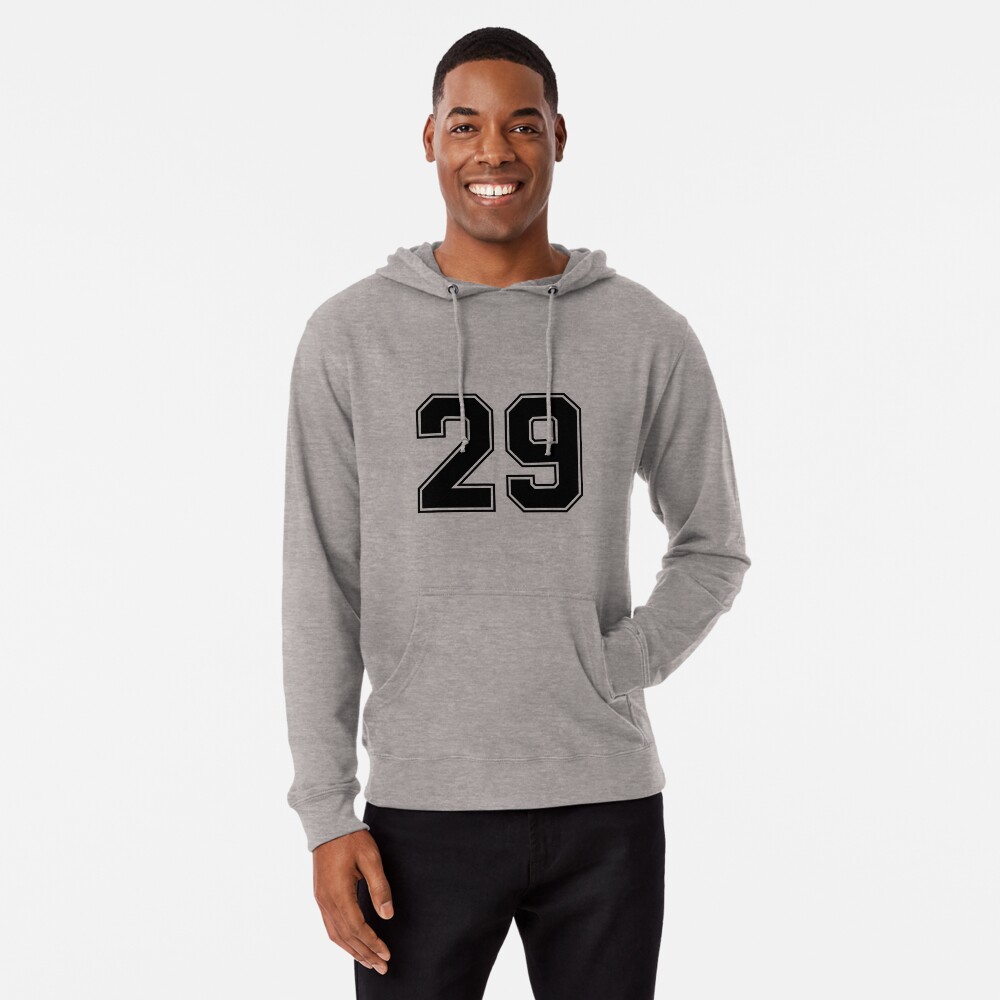 "29 American Football Classic Vintage Sport Jersey Number in black ...