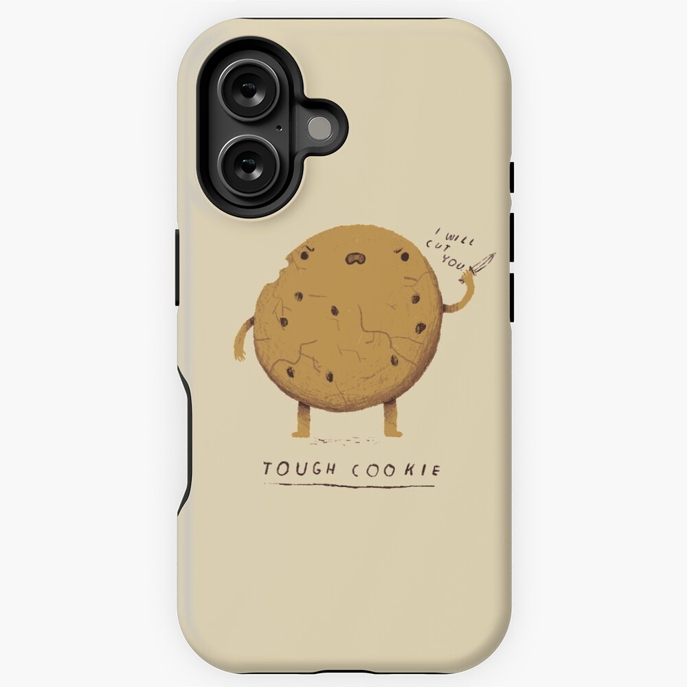 "tough cookie." Sticker for Sale by louros | Redbubble