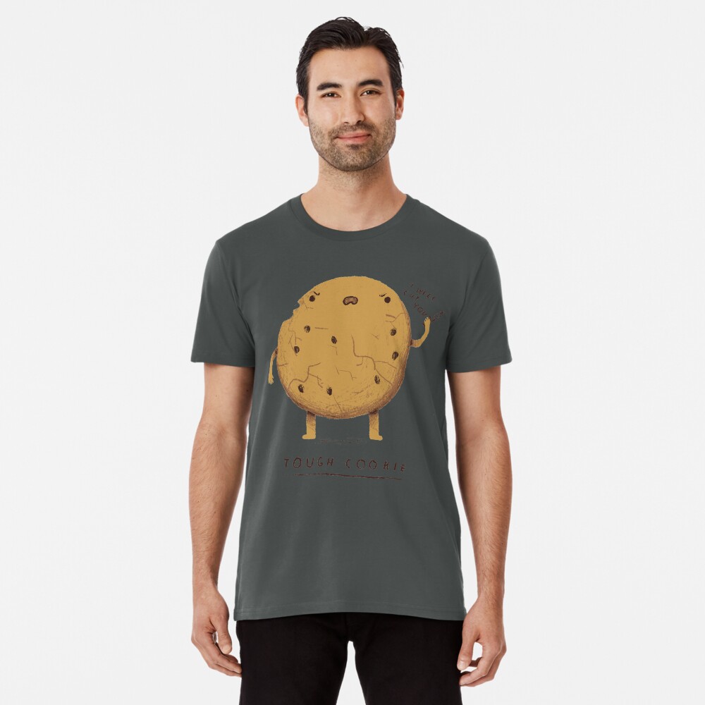 "tough cookie." Sticker for Sale by louros | Redbubble