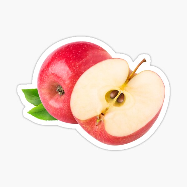 "Red apple" Sticker by 6hands | Redbubble