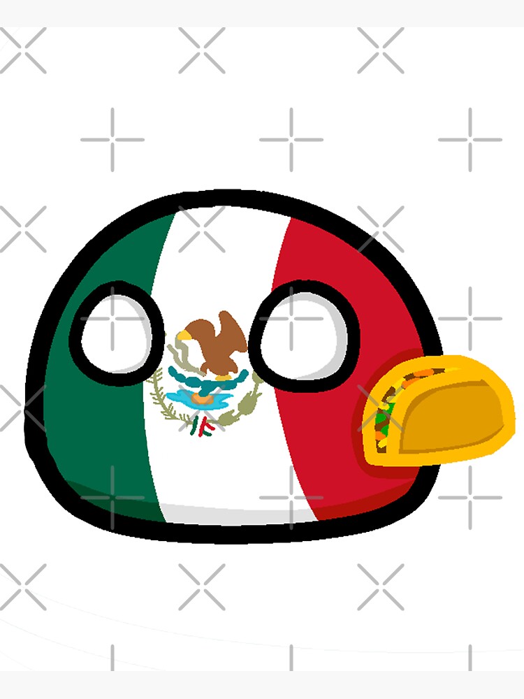 Imán «Polandball: Mexicoball Taco» de VeteranAlpha | Redbubble