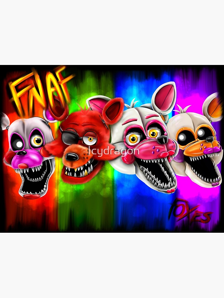 "Fnaf foxes " Poster for Sale by Icydragon | Redbubble