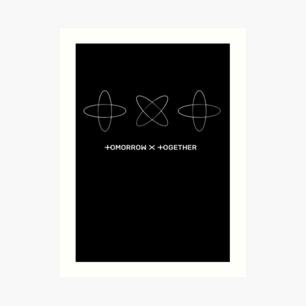 "TXT TOMORROW X TOGETHER - LOGO" Art Print by lojakshop | Redbubble