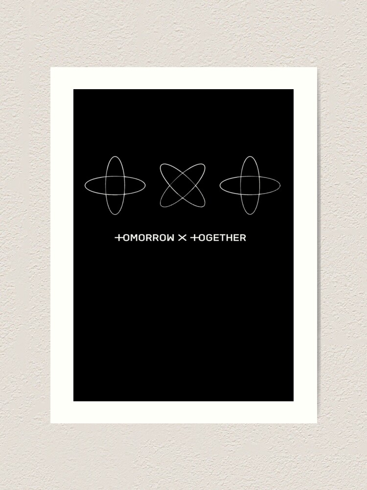 "TXT TOMORROW X TOGETHER - LOGO" Art Print by lojakshop | Redbubble