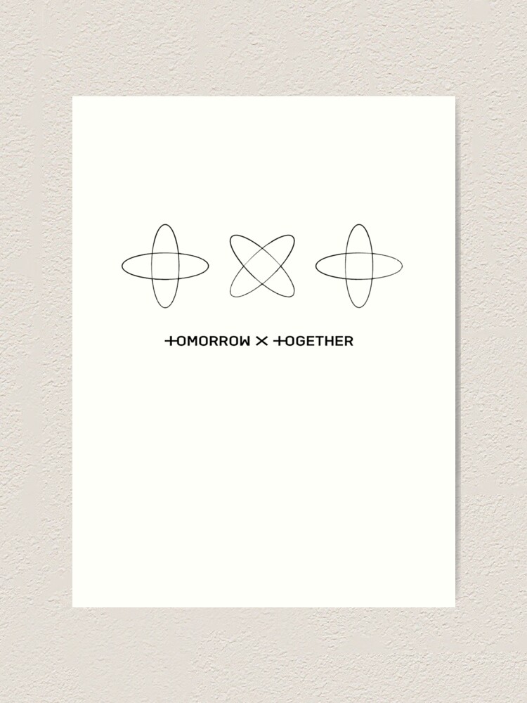 "TXT TOMORROW X TOGETHER - LOGO" Art Print by lojakshop | Redbubble