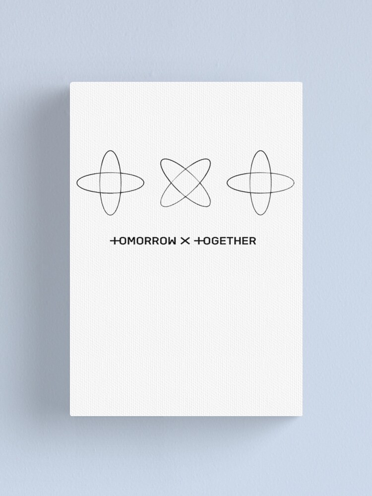 "TXT TOMORROW X TOGETHER - LOGO" Canvas Print by lojakshop | Redbubble