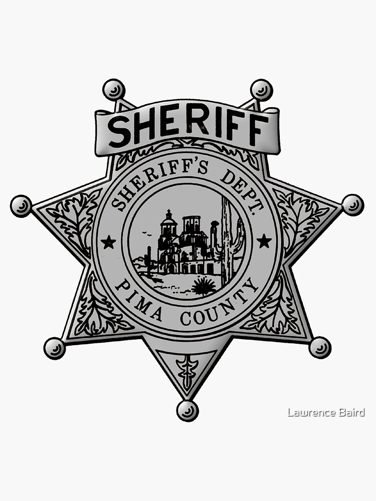 "Pima County Arizona Sheriff" Sticker for Sale by Lawrence Baird ...
