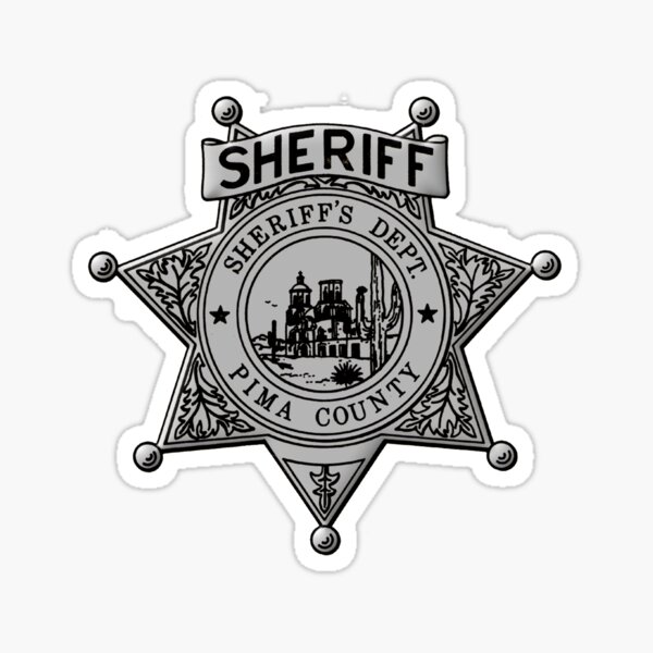 "Pima County Arizona Sheriff" Sticker for Sale by Lawrence Baird ...