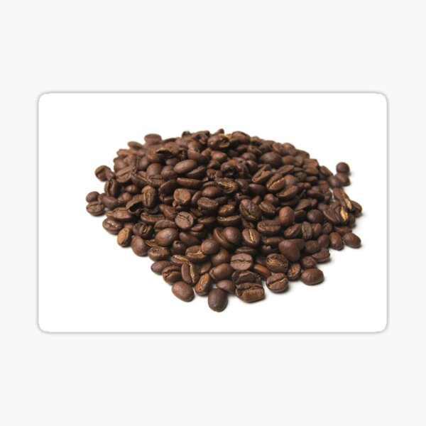 "Brown Roasted Coffee Beans" Sticker for Sale by Inimma | Redbubble
