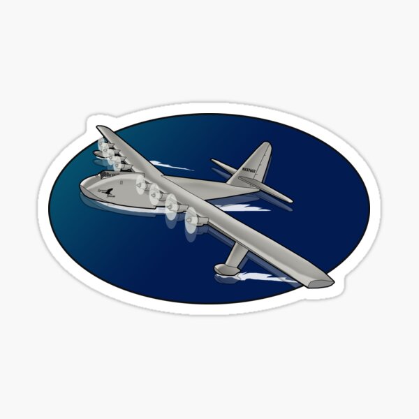 "Spruce Goose" Sticker for Sale by Lytebound | Redbubble