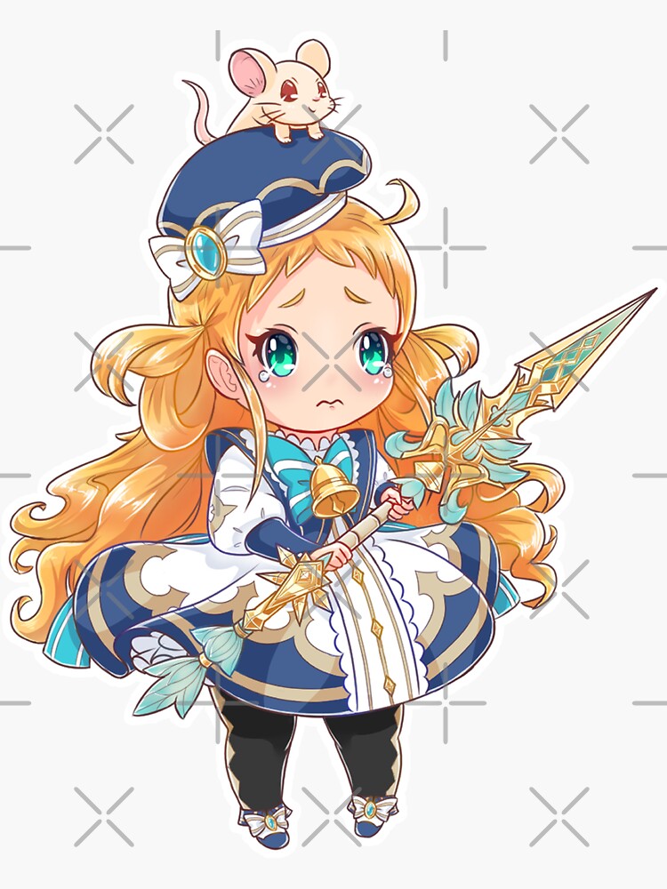 "Pia Chibi - Dragalia Lost" Sticker for Sale by Dazzy | Redbubble