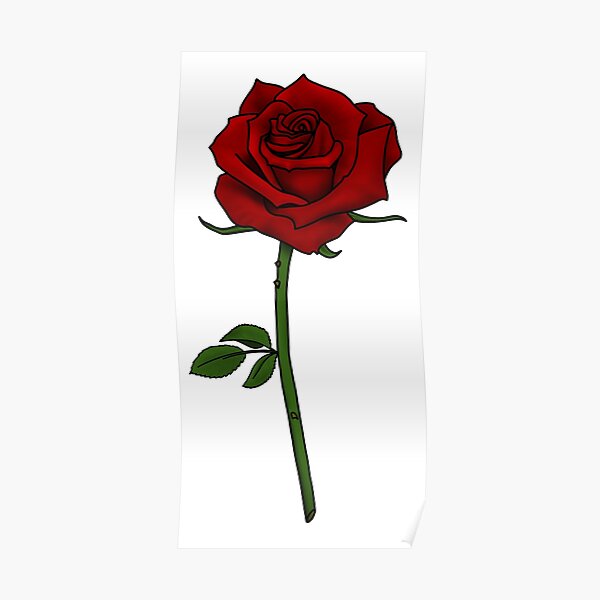 "A single rose" Poster for Sale by dollyxdaydreamx | Redbubble