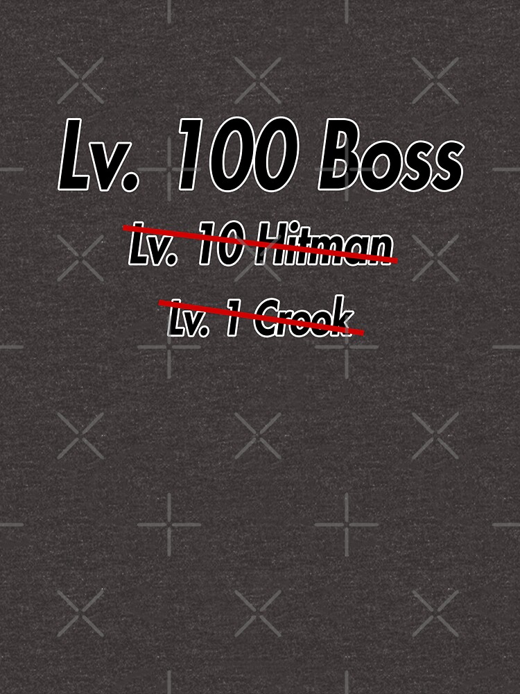 "Lv. 100 Mafia Boss" T-shirt for Sale by davey459 | Redbubble | mafia ...