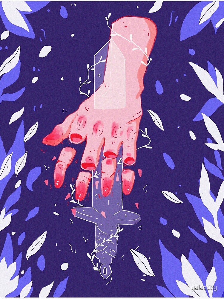 "Ghost Sword" Canvas Print for Sale by galactixy | Redbubble