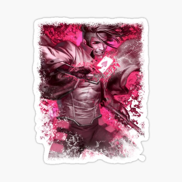 "Gambit" Sticker for Sale by Ohshirtnet | Redbubble