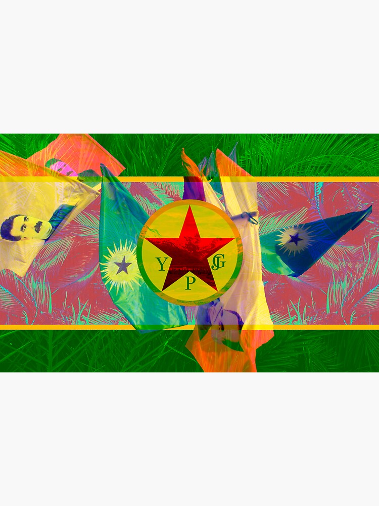 "YPG - YPJ - Abdullah Ocalan - Rojava - Kurdistan - Ecology" Sticker ...
