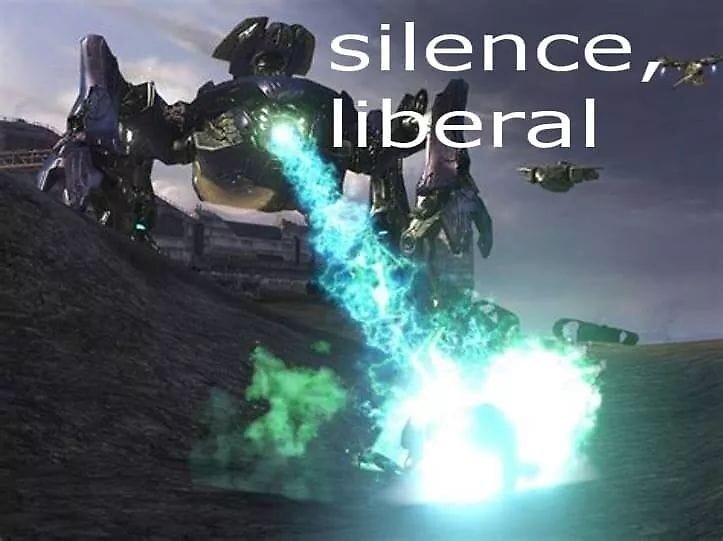 "SILENCE LIBERAL" by Raszna | Redbubble