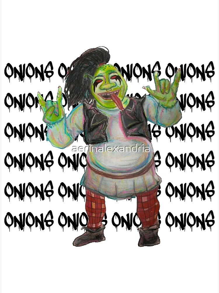 "Shrek-N-Roll" Poster for Sale by aerinwagner | Redbubble