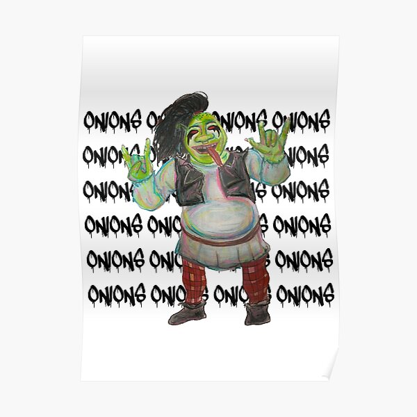 "Shrek-N-Roll" Poster for Sale by aerinwagner | Redbubble