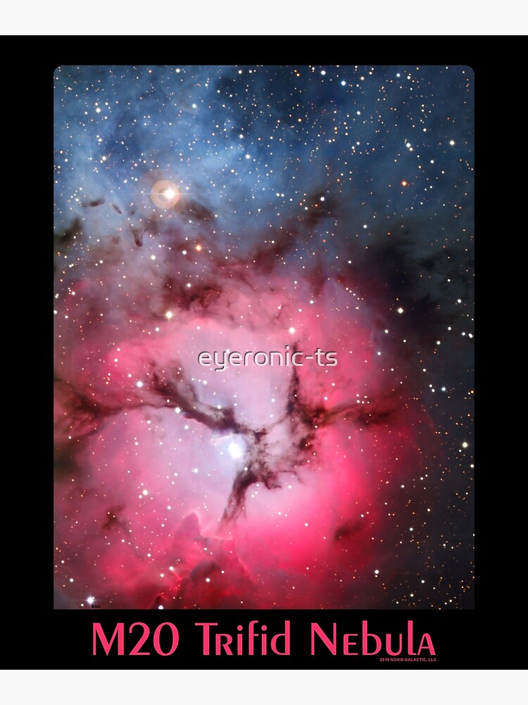 "M20 The Trifid Nebula Astronomy" Art Print for Sale by eyeronic-ts ...