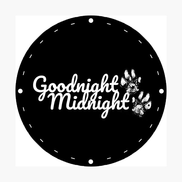"goodnight midnight logo" Photographic Print for Sale by GMidnight-pet ...